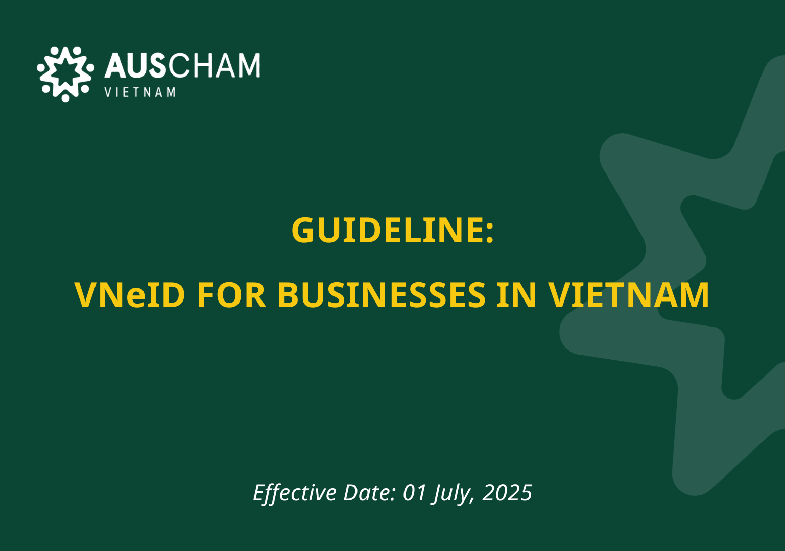 AusCham Guideline: VNeID for Businesses in Vietnam | AusCham Vietnam